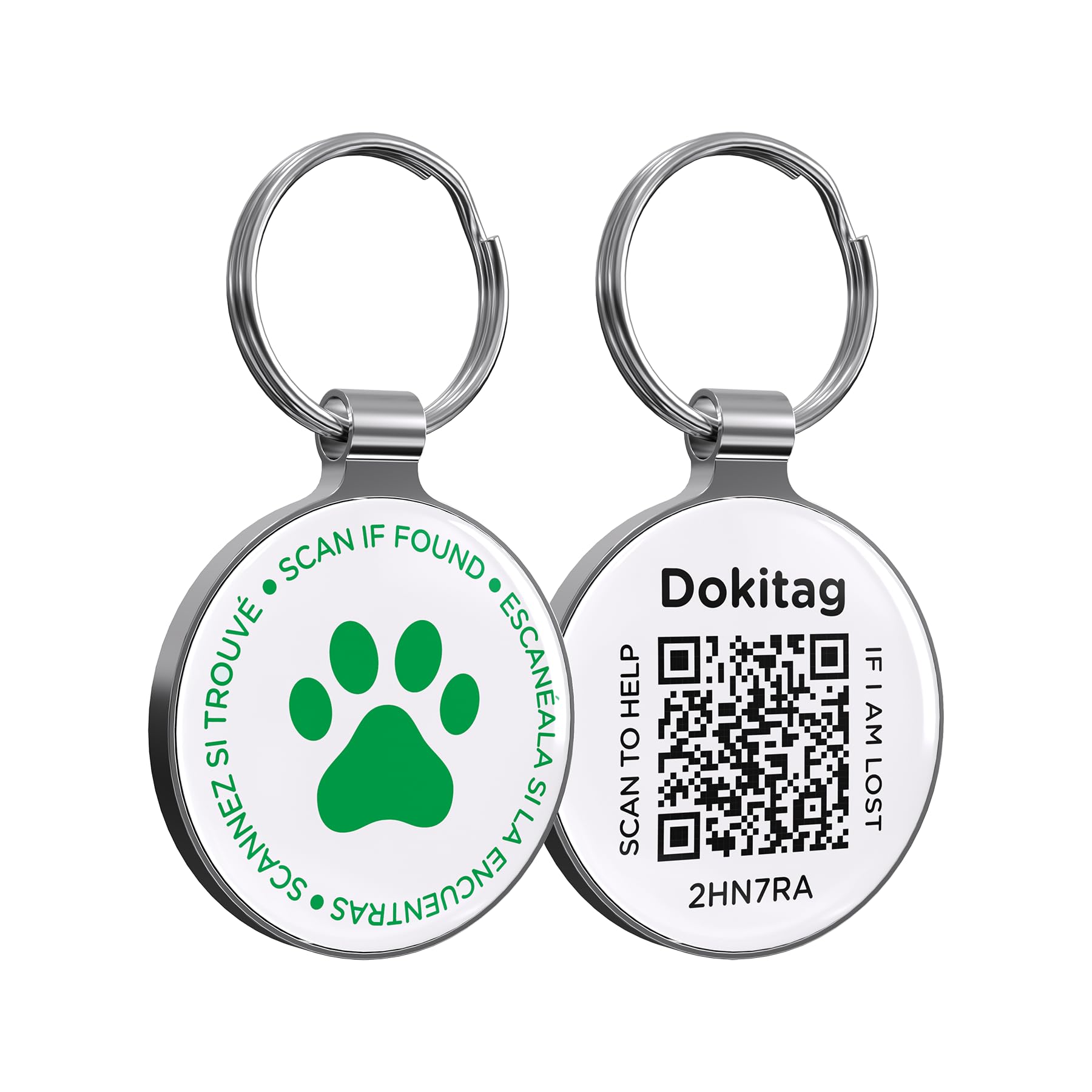 Snapklik.com : Dokitag QR Code Dog ID Tag, Scan For Instant Pet ...