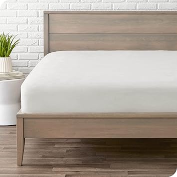 Amazon.com: Bare Home Flannel Fitted Bottom Sheet 100% Cotton, Velvety ...