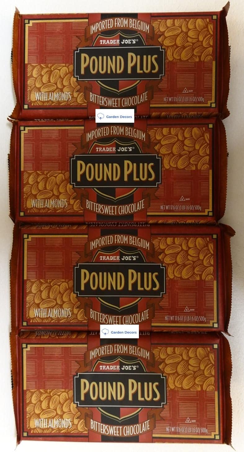 Amazon.com : Trader Joes Pound Plus Belgium Bittersweet Chocolate with ...
