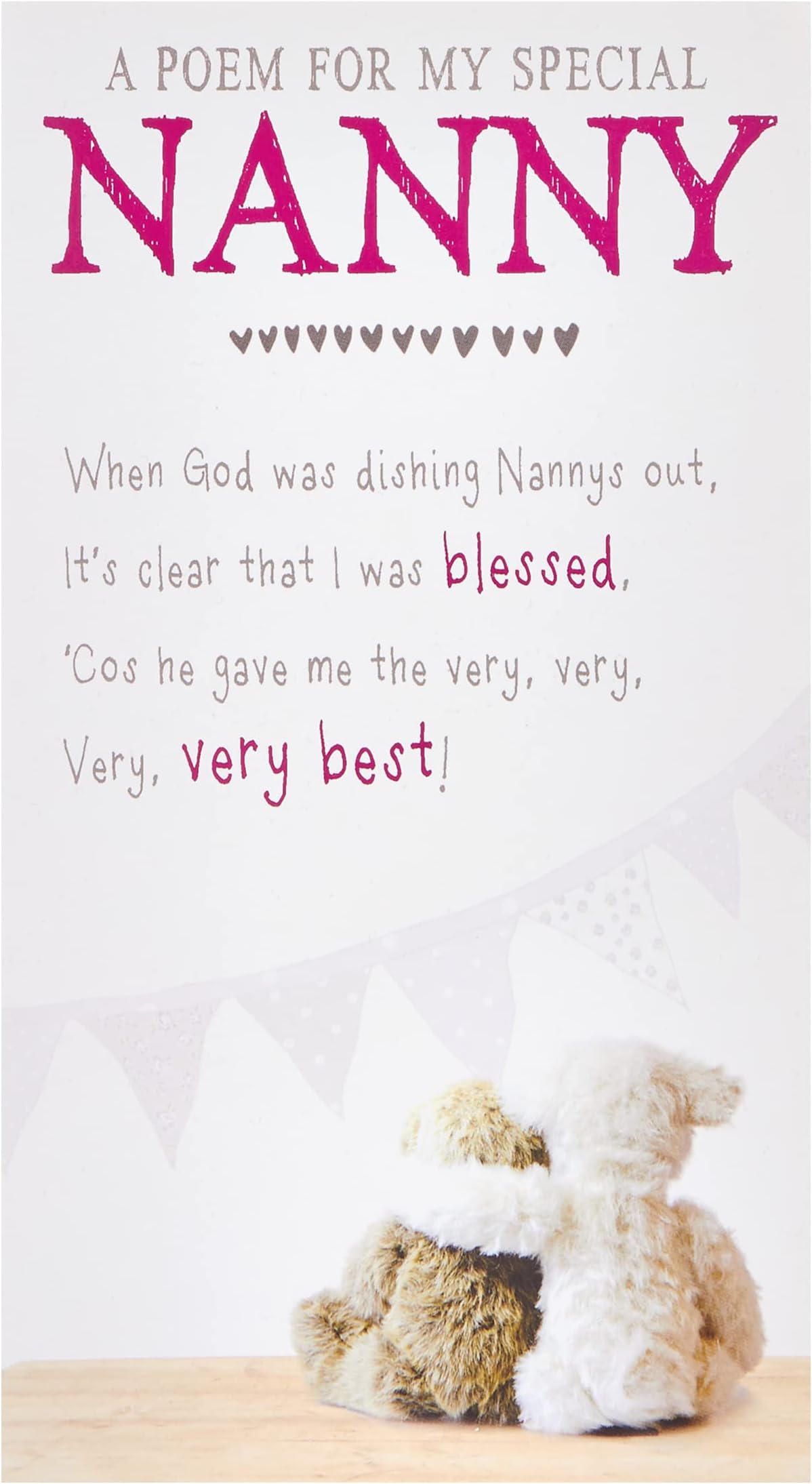Blessed Greetings Nanny Birthday Card - Nice Words for Nanny : Amazon ...