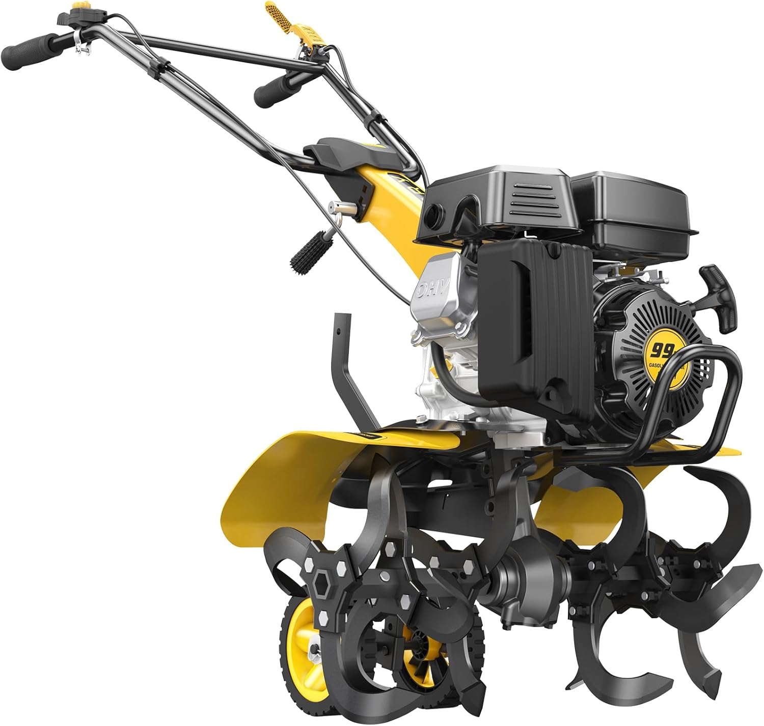 Amazon.com : BLUBERY Tiller Cultivator,20” Heavy Duty Front Tine Tiller ...