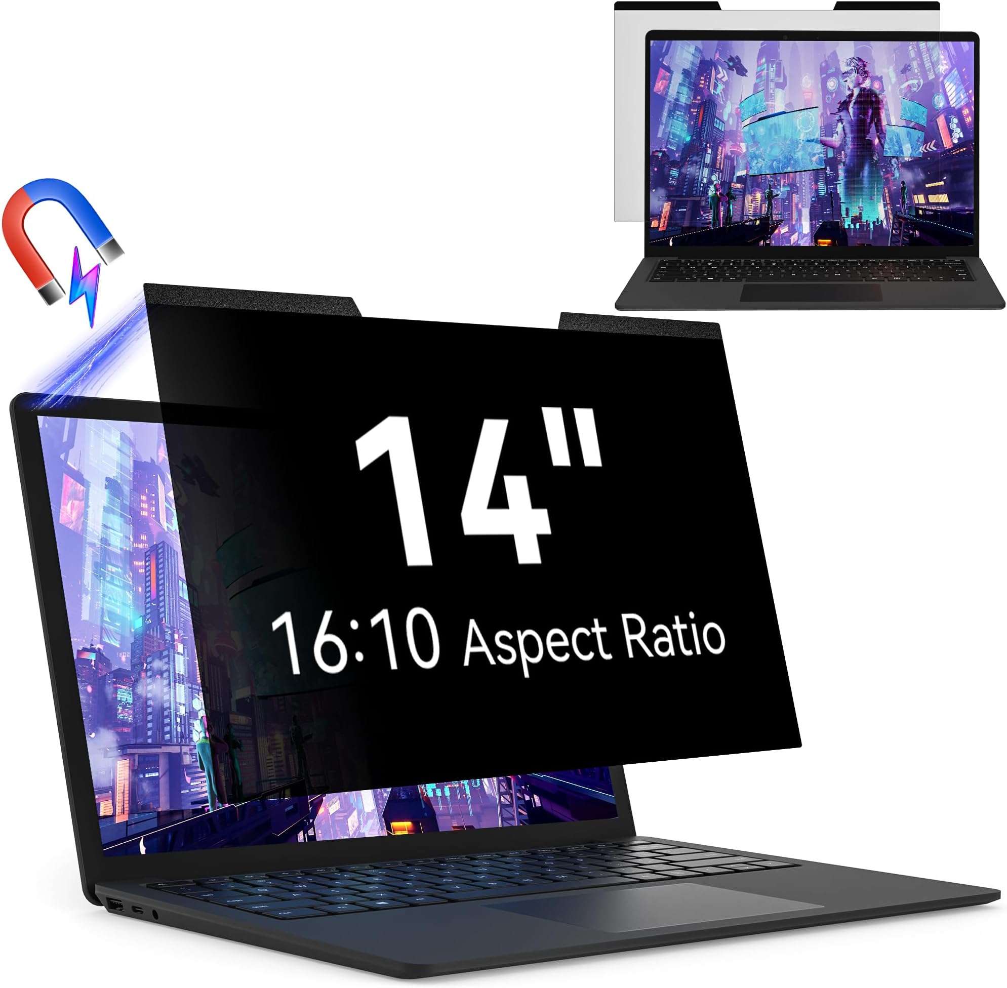 Amazon.com: SightPro Magnetic Laptop Privacy Screen 14 Inch 16:10 ...