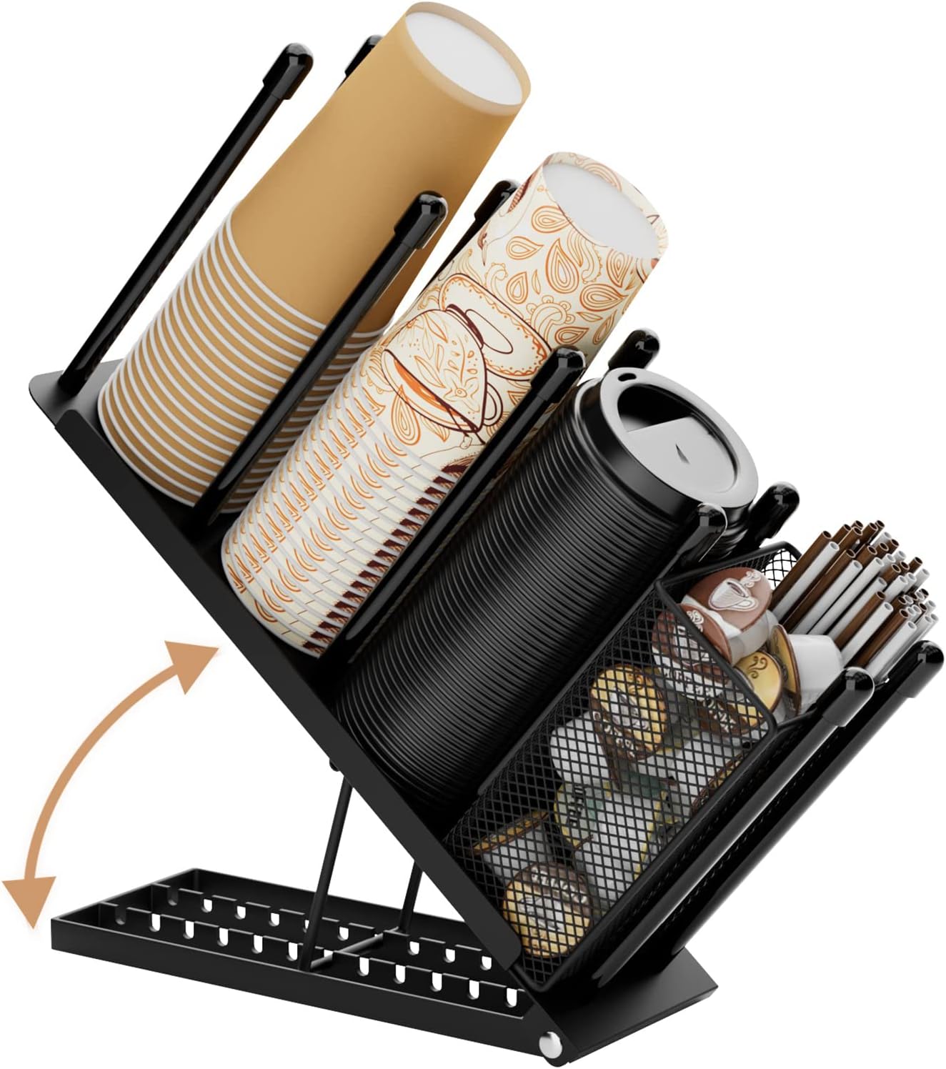 Amazon.com - Stainless Steel 6-Compartment Utensil Holder (6 Inserts ...