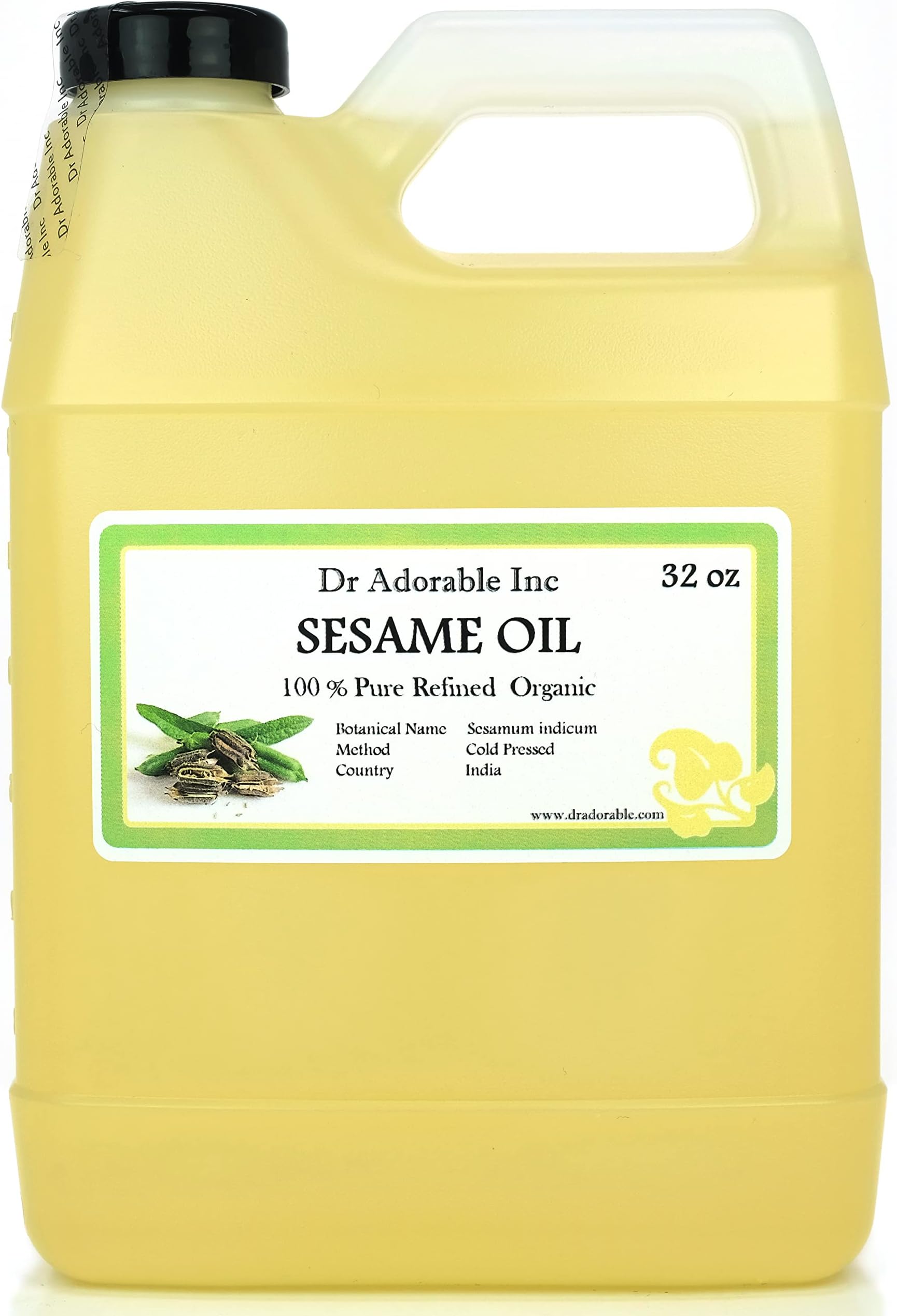 Amazon.com: Dr Adorable - 24 oz - Sesame Seed Oil From RAW Seed ...