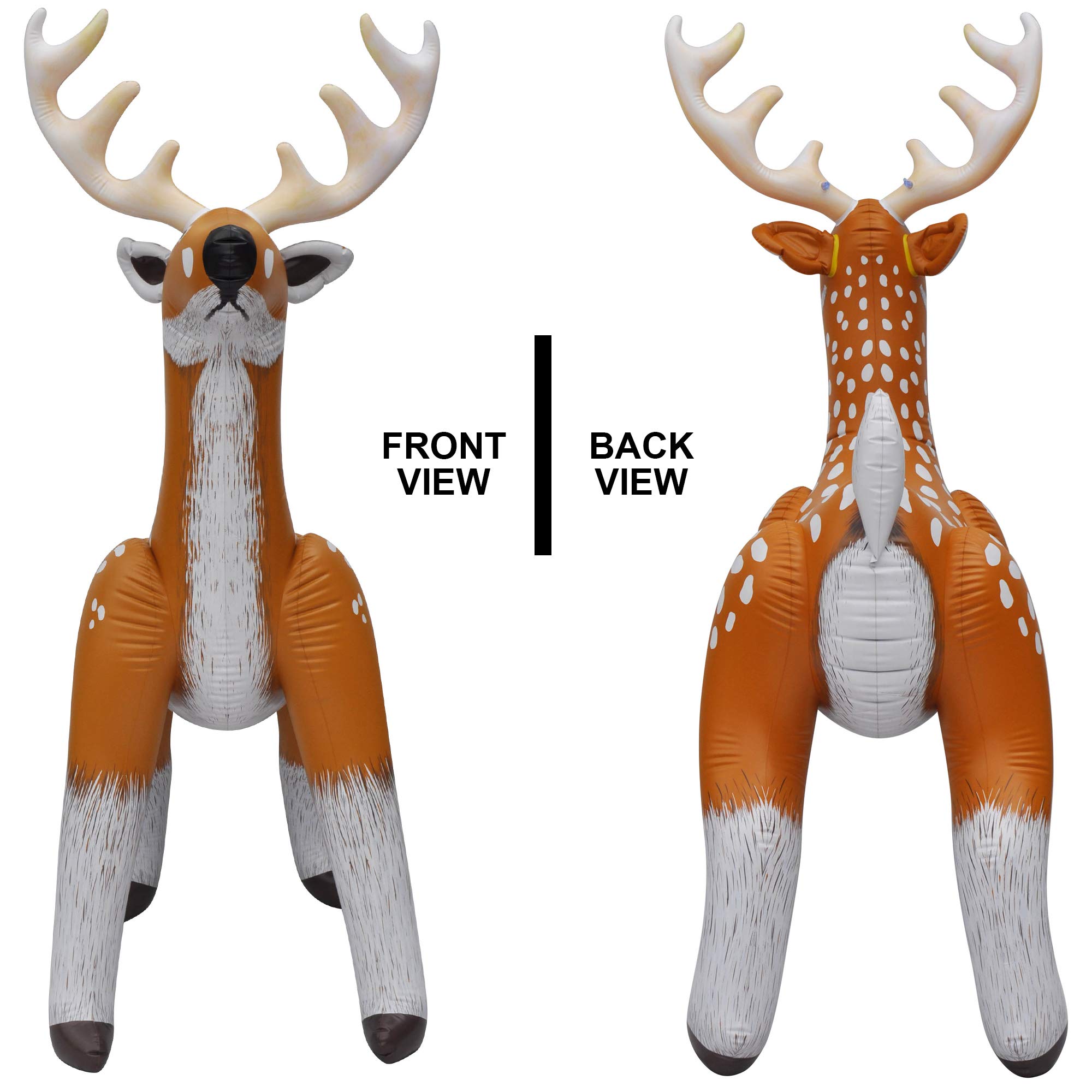 Snapklik.com : Jet Creations Inflatable Standing Deer Reindeer ...