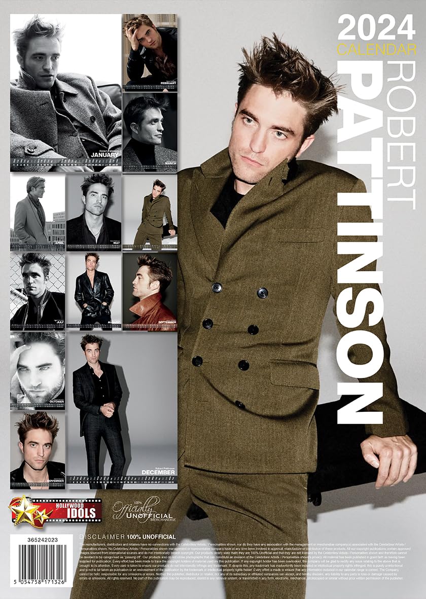 Robert Pattinson 2024 Calendar
