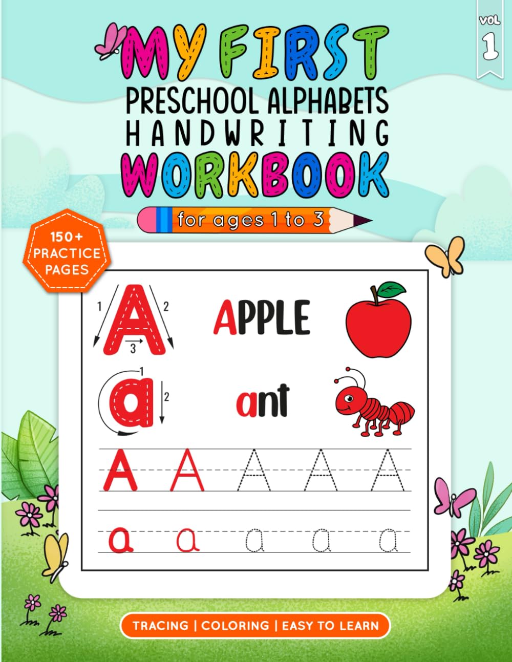 Amazon.com: My First Preschool Alphabets Handwriting Workbook: ABC ...