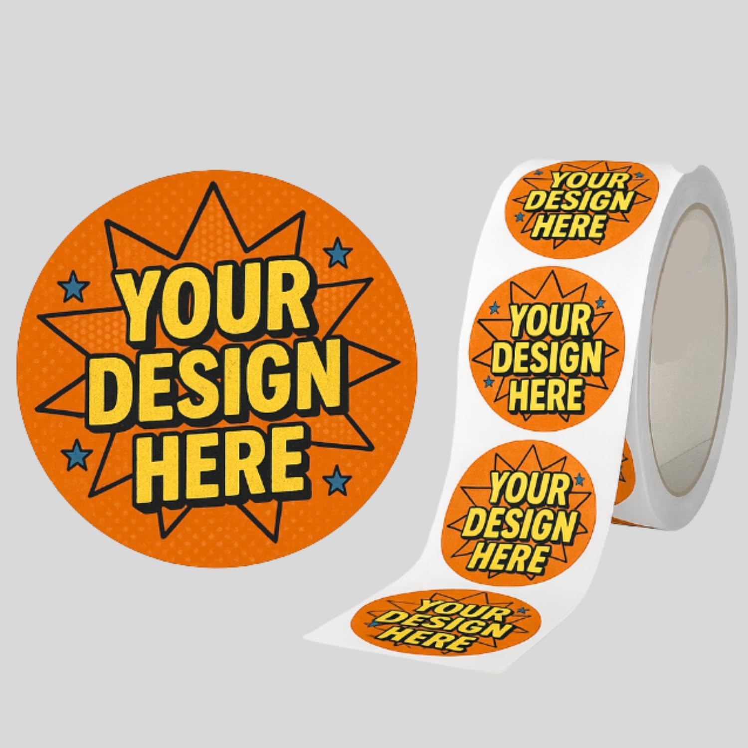 Amazon.com: Custom Stickers and Labels Roll – Personalize with Your ...