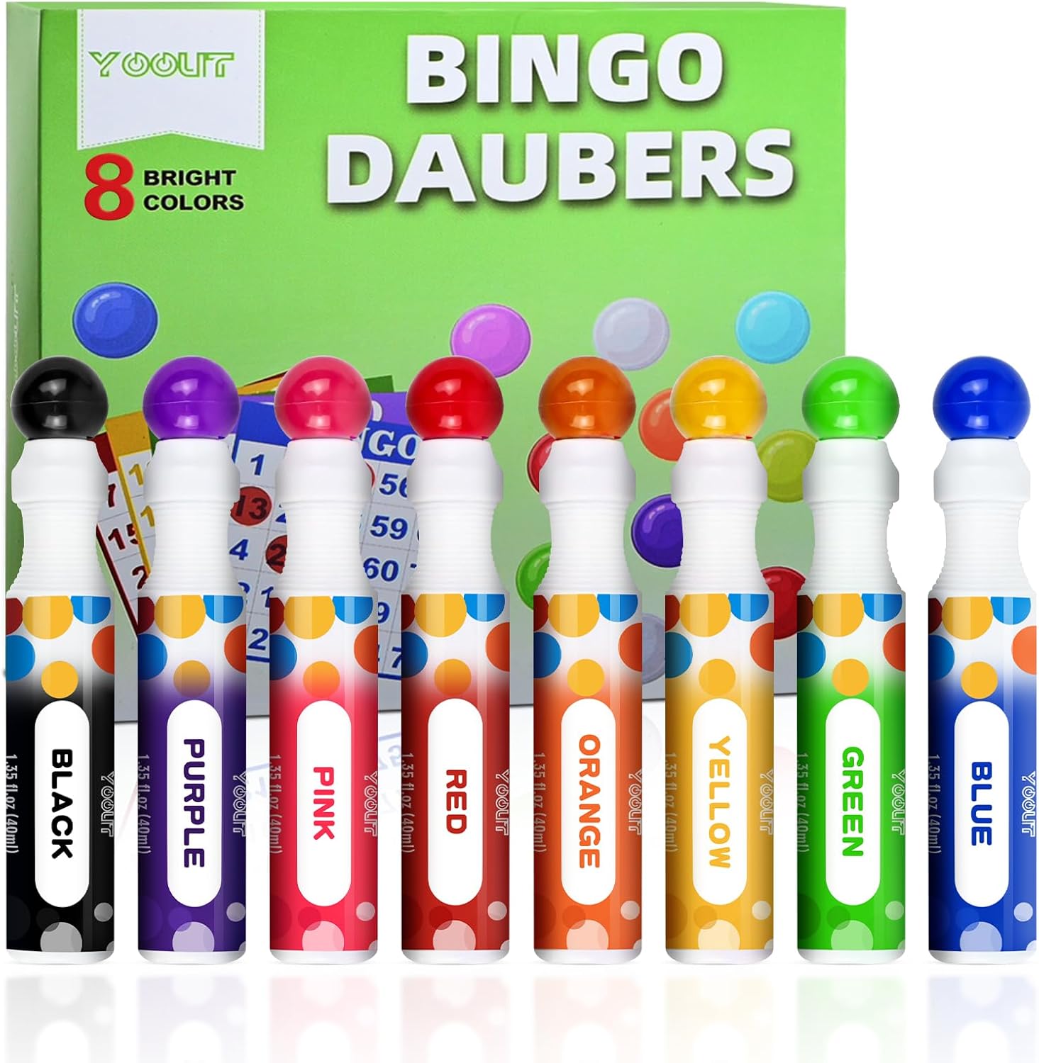 Amazon.com: YOOUT 2.80oz Bingo Daubers, Dot Markers Paint Art for ...