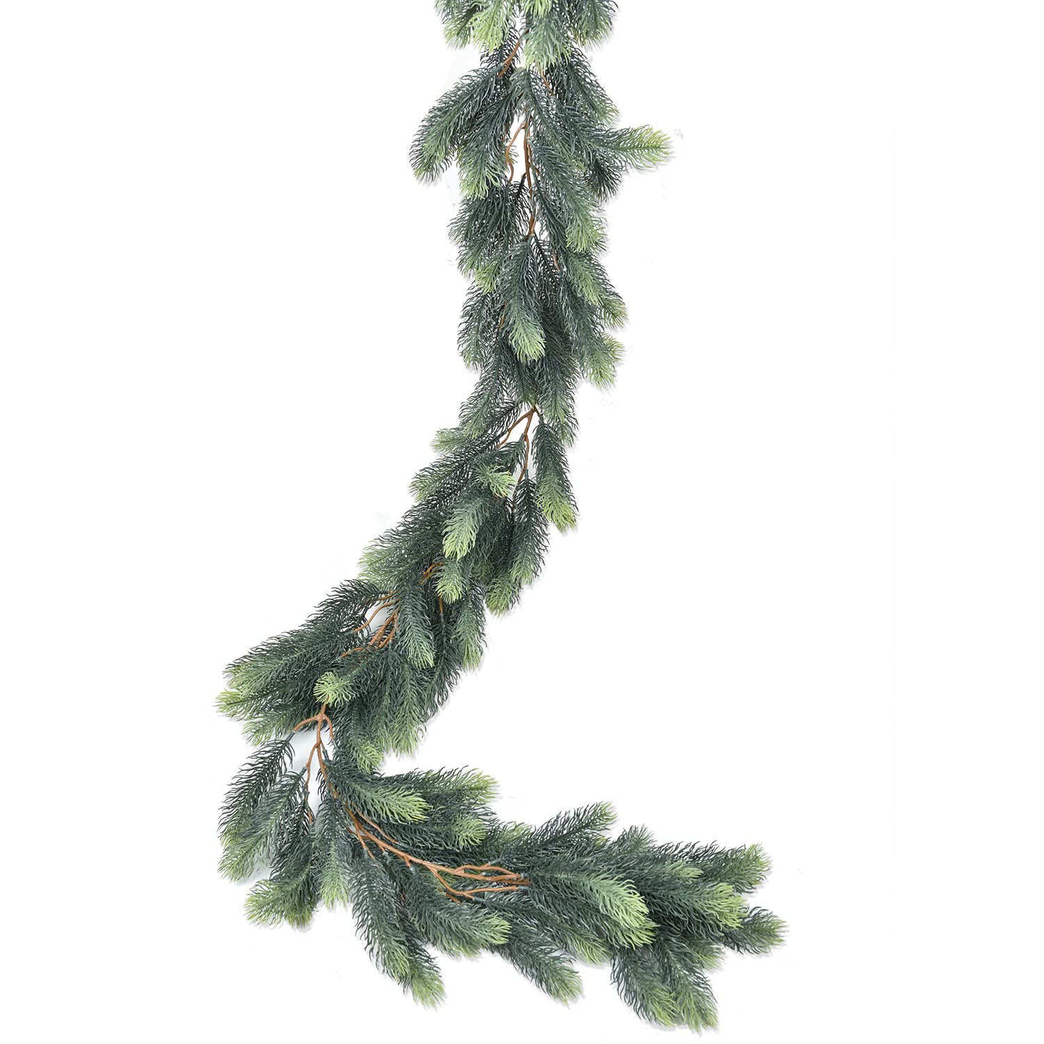 Amazon.com: Gomat 6Ft Christmas Pine Garland, Christmas Greenery ...
