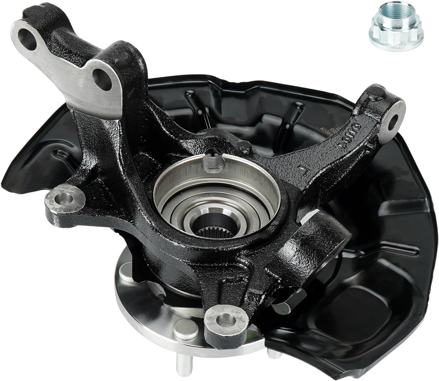 Amazon.com: Front Steering Knuckle & Wheel Bearing Hub Assembly for ...