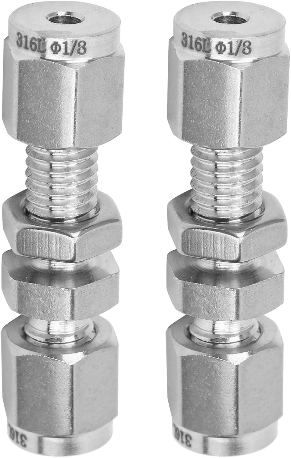 Amazon.com: Bulkhead Mounting Joint, 2Pcs Partition Connector, 316 ...