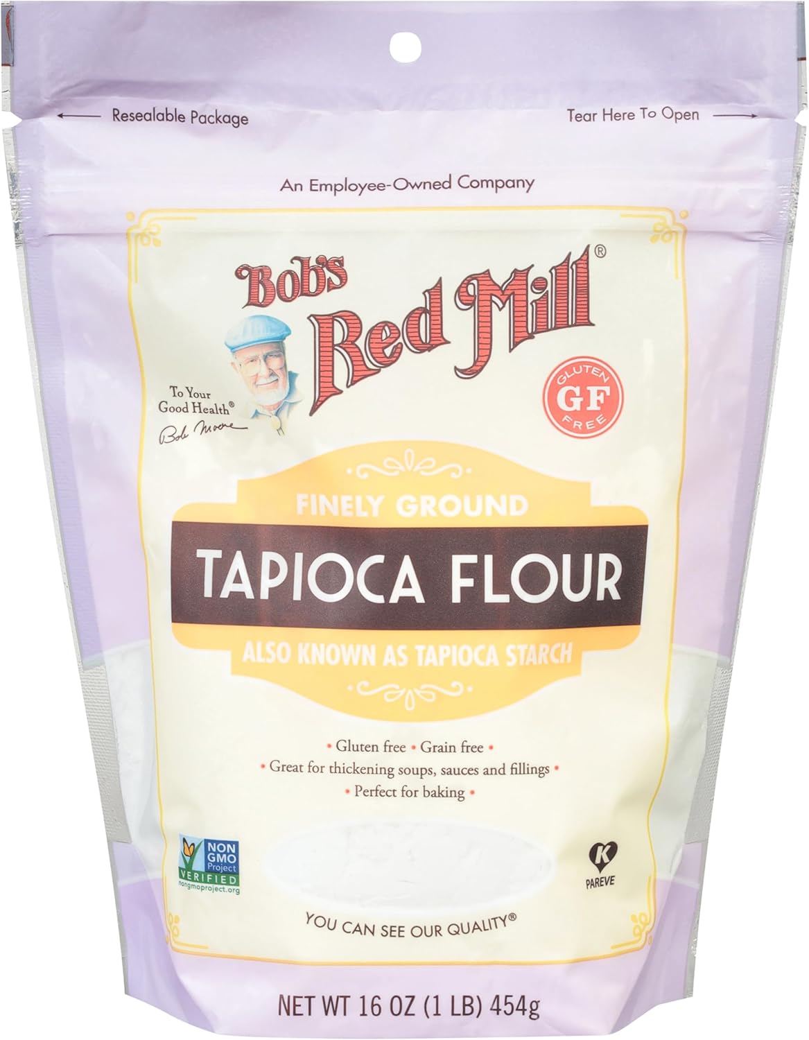Bob's Red Mill - Gluten Free, Finely Ground Tapioca Flour, Also Known ...