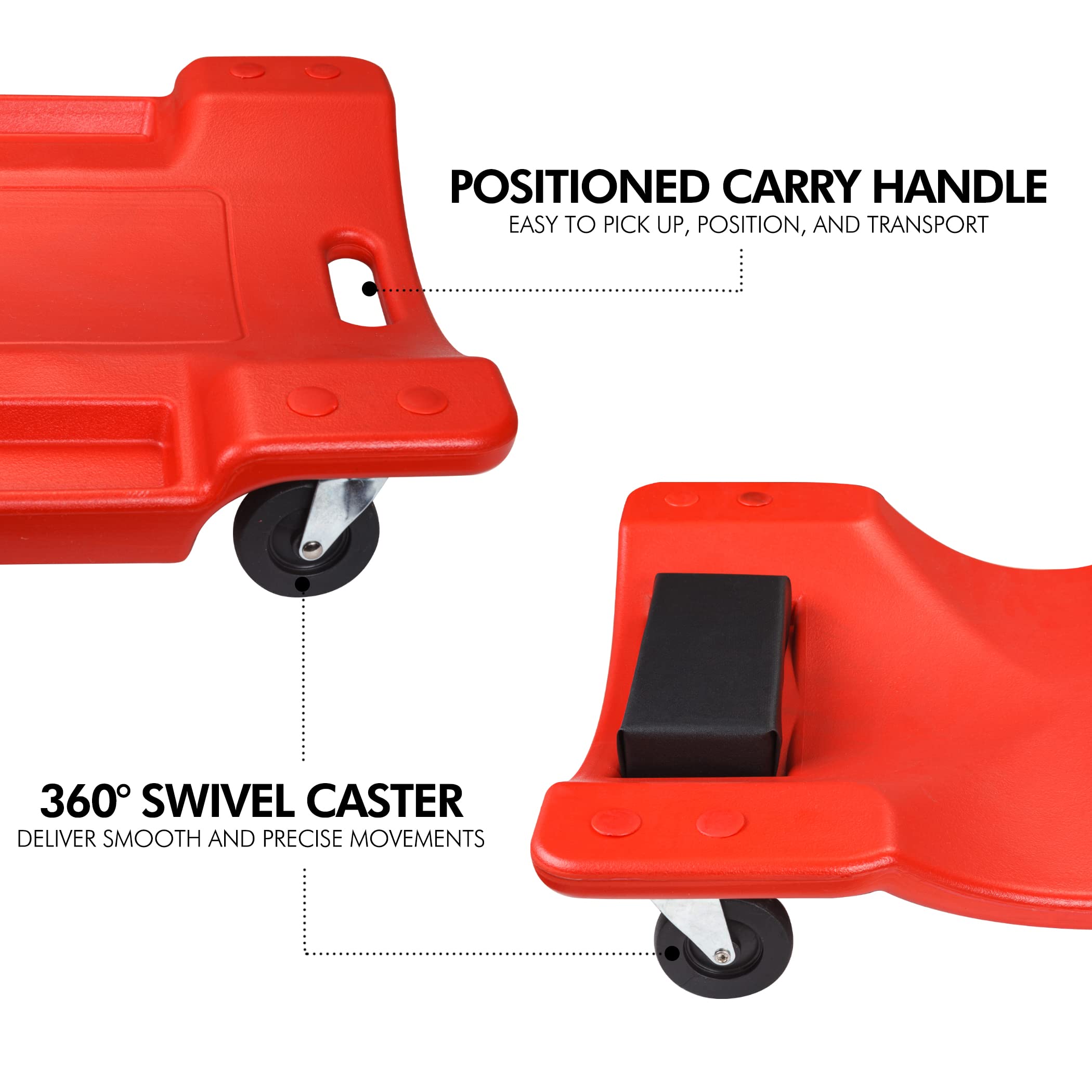Snapklik.com : CARTMAN Mechanic Plastic Creeper 40 Inch, Blow Molded ...