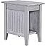 Amazon.com: Atlantic Furniture Nantucket Chair Side Table with Charging ...