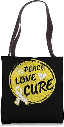 Amazon.com: Sarcom-consciousness month July fight against Tote Bag ...