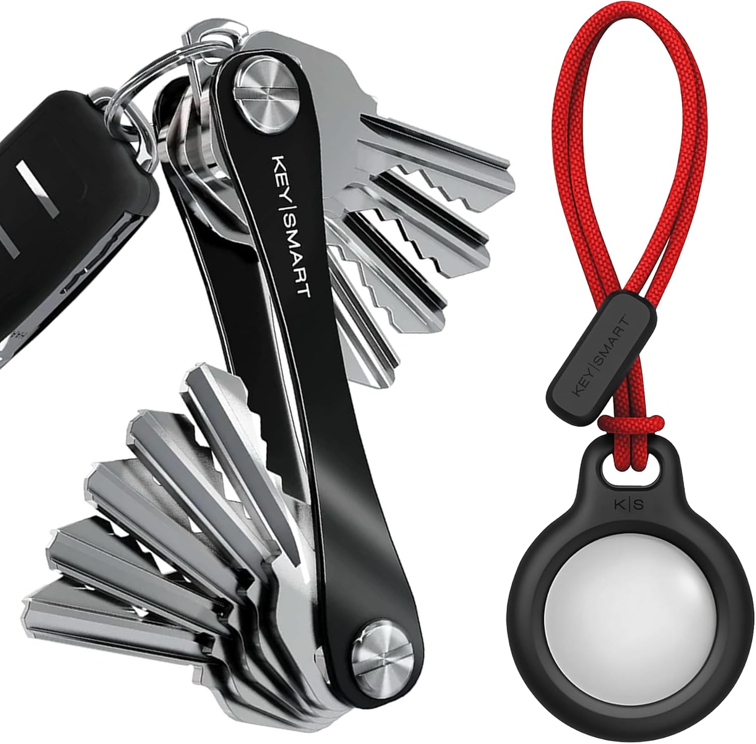 Amazon.com: KeySmart Key Holder, Compact Key Organizer & Airtag Holder
