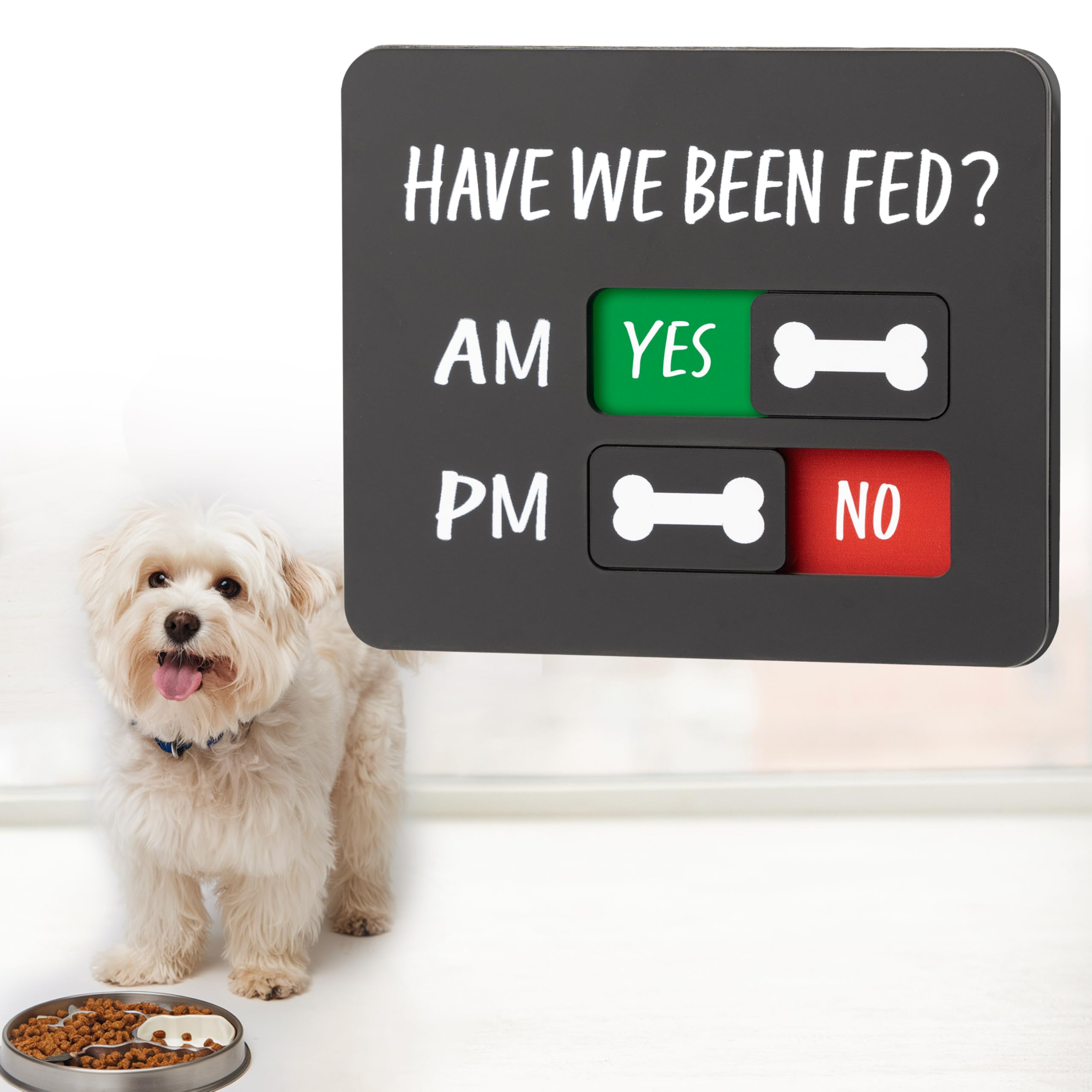 Pet Supplies : EliteSign Dog Feeding Reminder Sign with Magnet, Pet ...