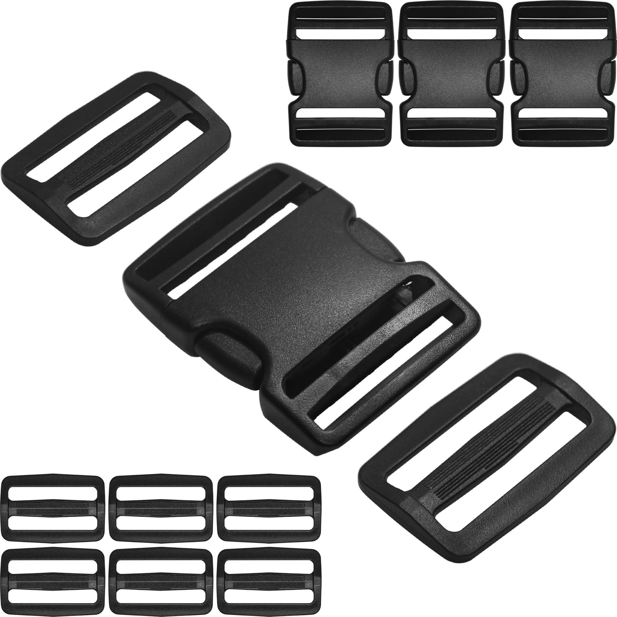 Snapklik.com : HISUNTEC Buckles For 2" Straps: 4 Set Side Release ...