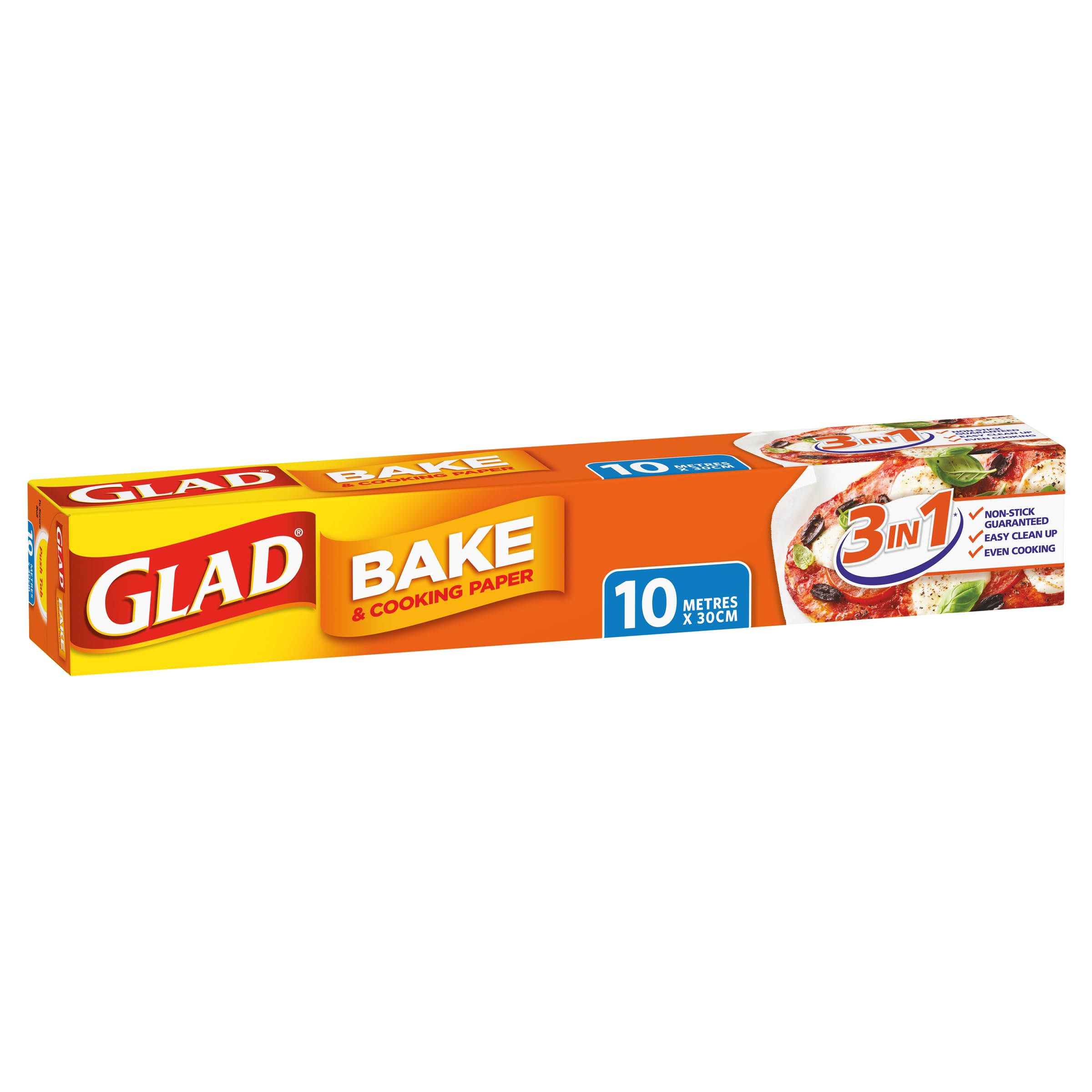 Glad Bake and Cooking Paper, 10 Metre Non-Stick Baking Paper from Glad ...