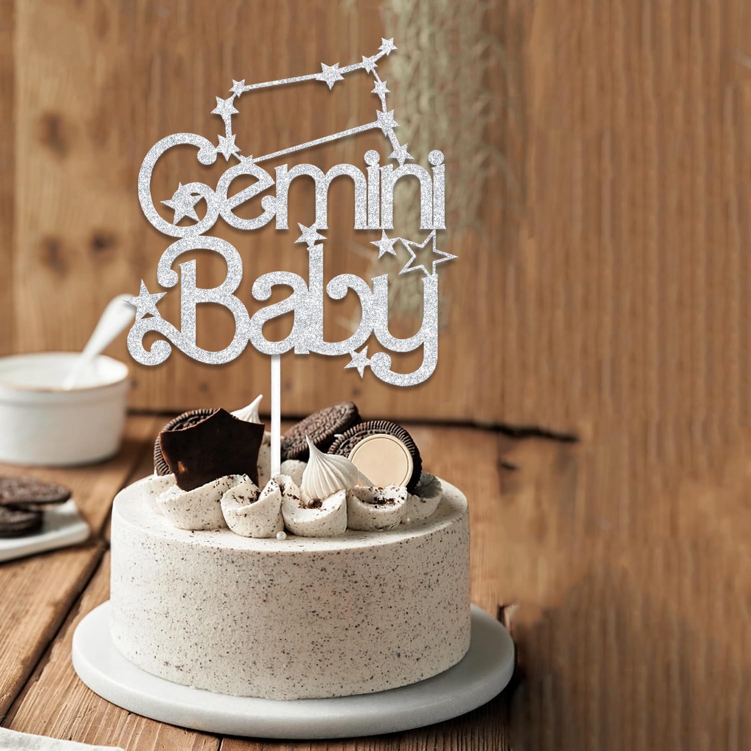Snapklik.com : Gemini Baby Cake Topper, Gemini Birthday Cake Decor For ...
