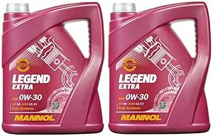 Mannol Legend Extra 0W30 C2/C3 Fully Synthetic Ester Engine Oil, 10 ...