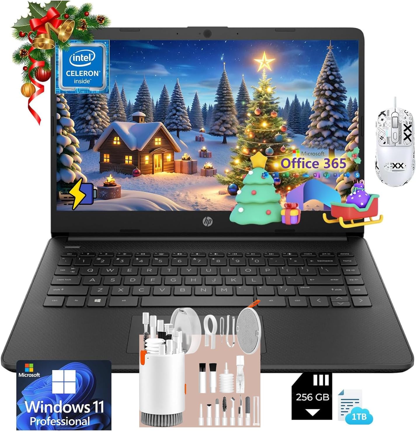 Amazon.com: HP 14-inch Essential Portable Laptop - Ultra Thin Notebook ...