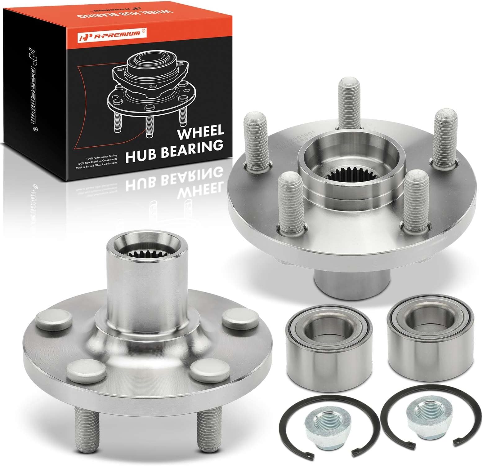 Amazon.com: [Pair] FWD DRIVESTAR 512403 Rear Wheel Hub & Bearing ...