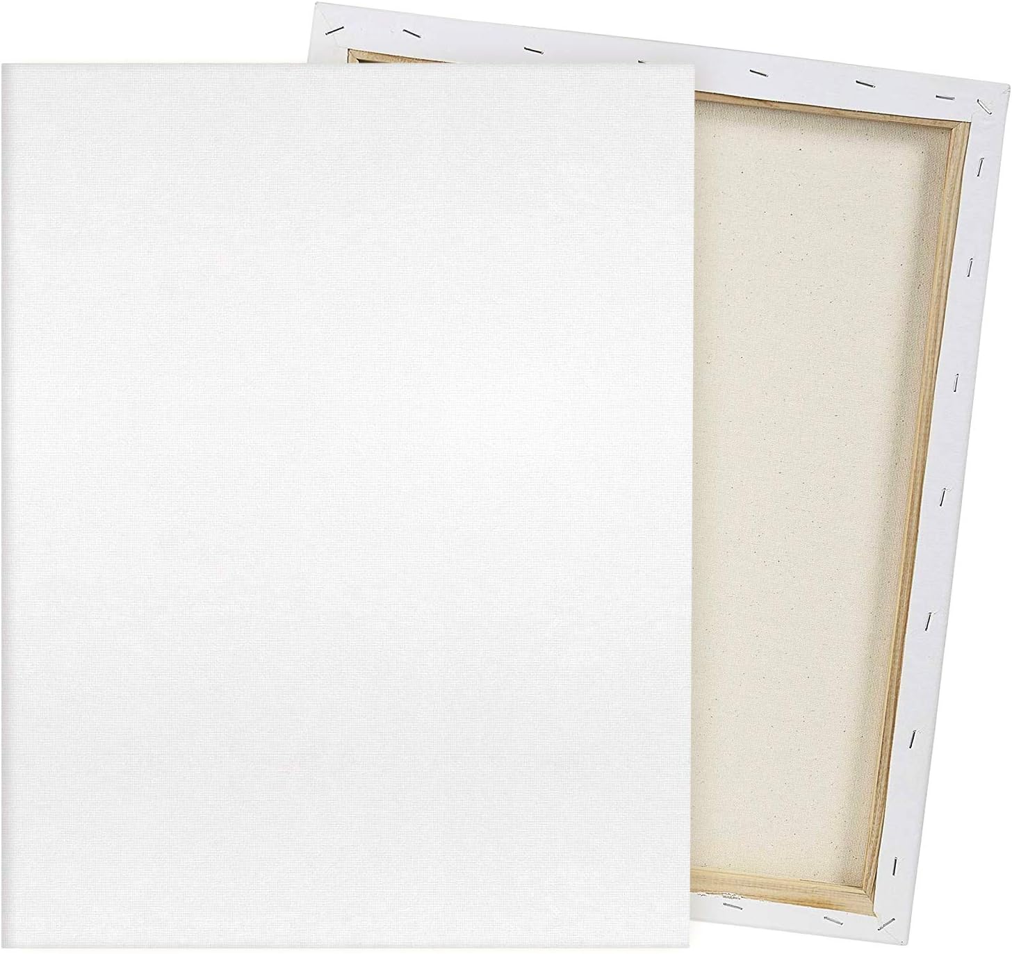 Amazon.com: Pre Stretched Canvas 18x24 2 Pack Large Stretched Canvases ...