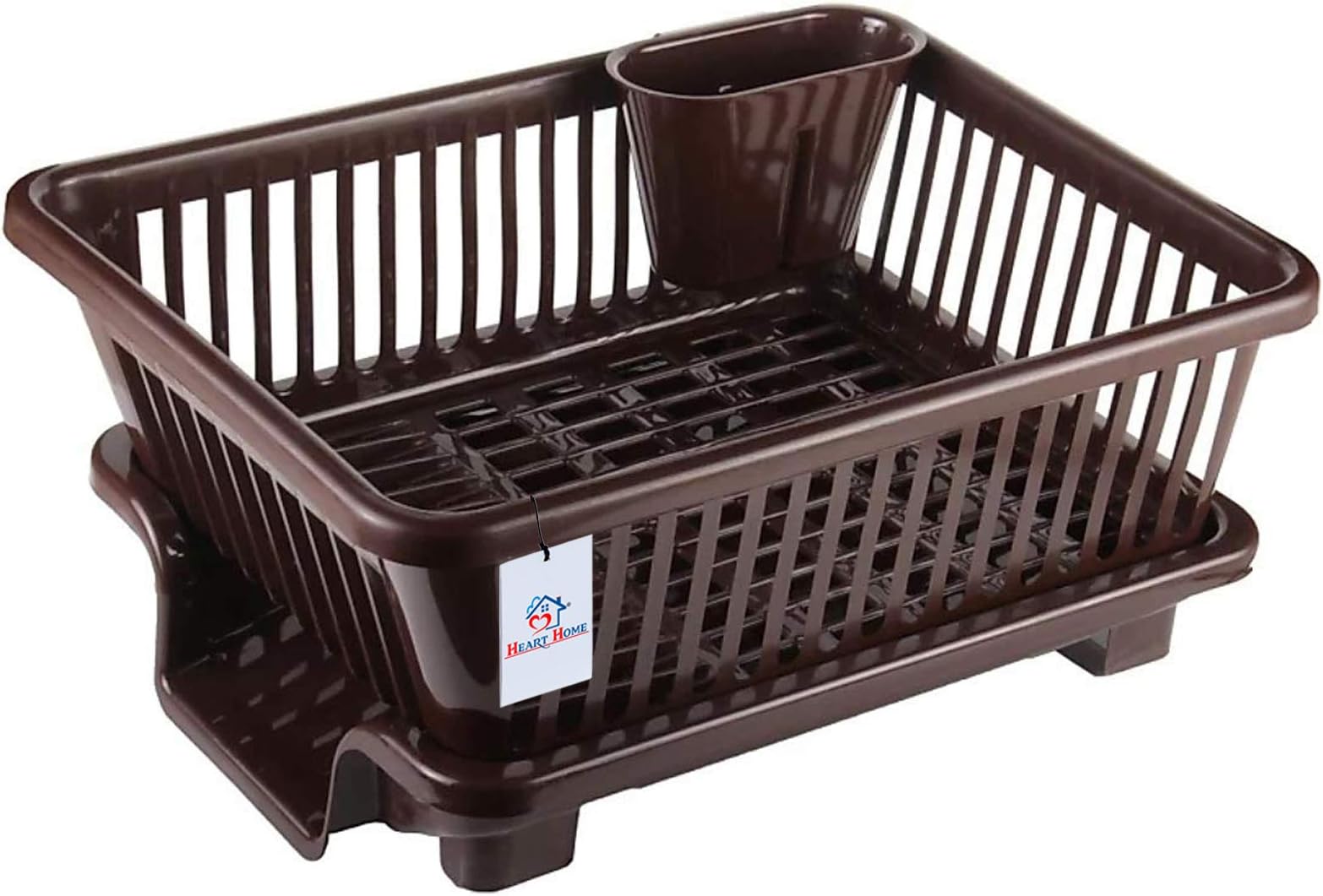 Buy Homeor 3 in 1 Durable Plastic Kitchen Sink, Large Dish Rack Drainer ...