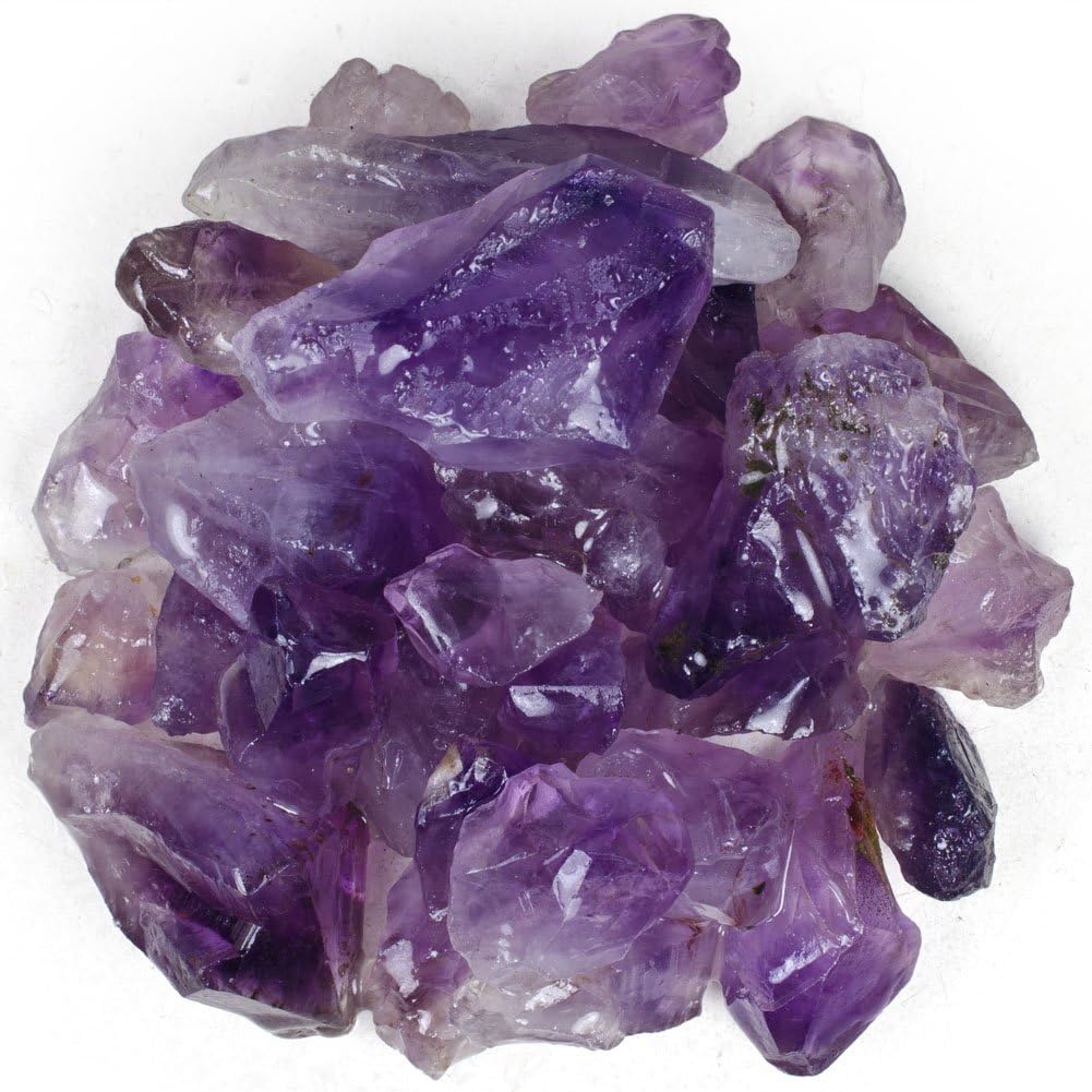 Amazon.com: Hypnotic Gems Materials: 3 lbs Amethyst Stones AA Grade ...