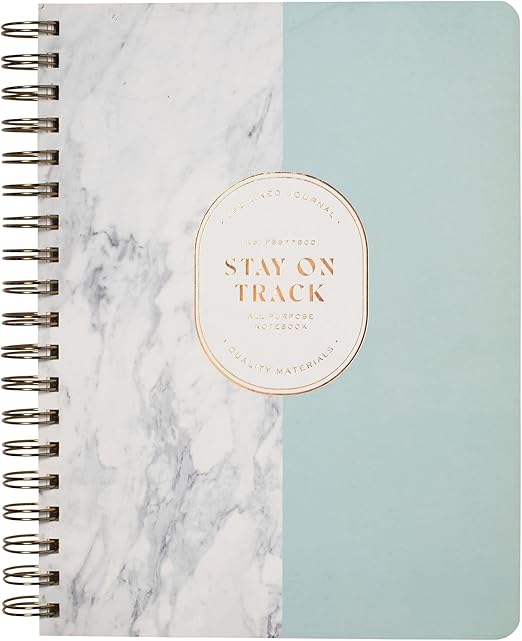 Amazon.com : Fringe Studio Spiral Notebook Journal, Stay On Track ...