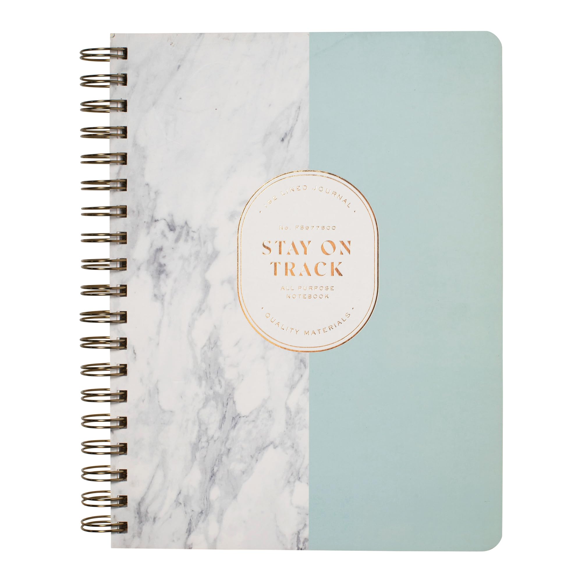 Amazon.com : Fringe Studio Spiral Notebook Journal, Stay On Track ...