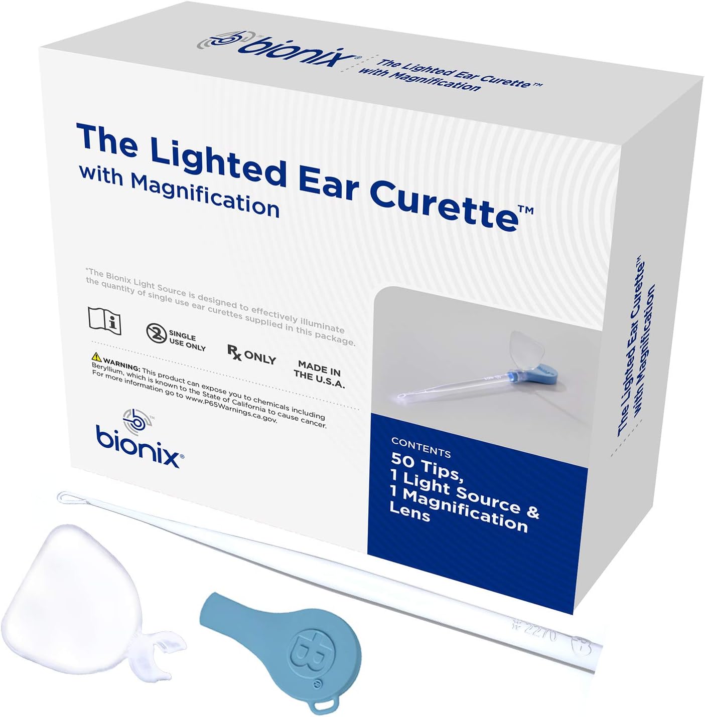 Amazon.com: Bionix - Lighted VersaLoop Ear Curette Tool, Earwax Removal ...