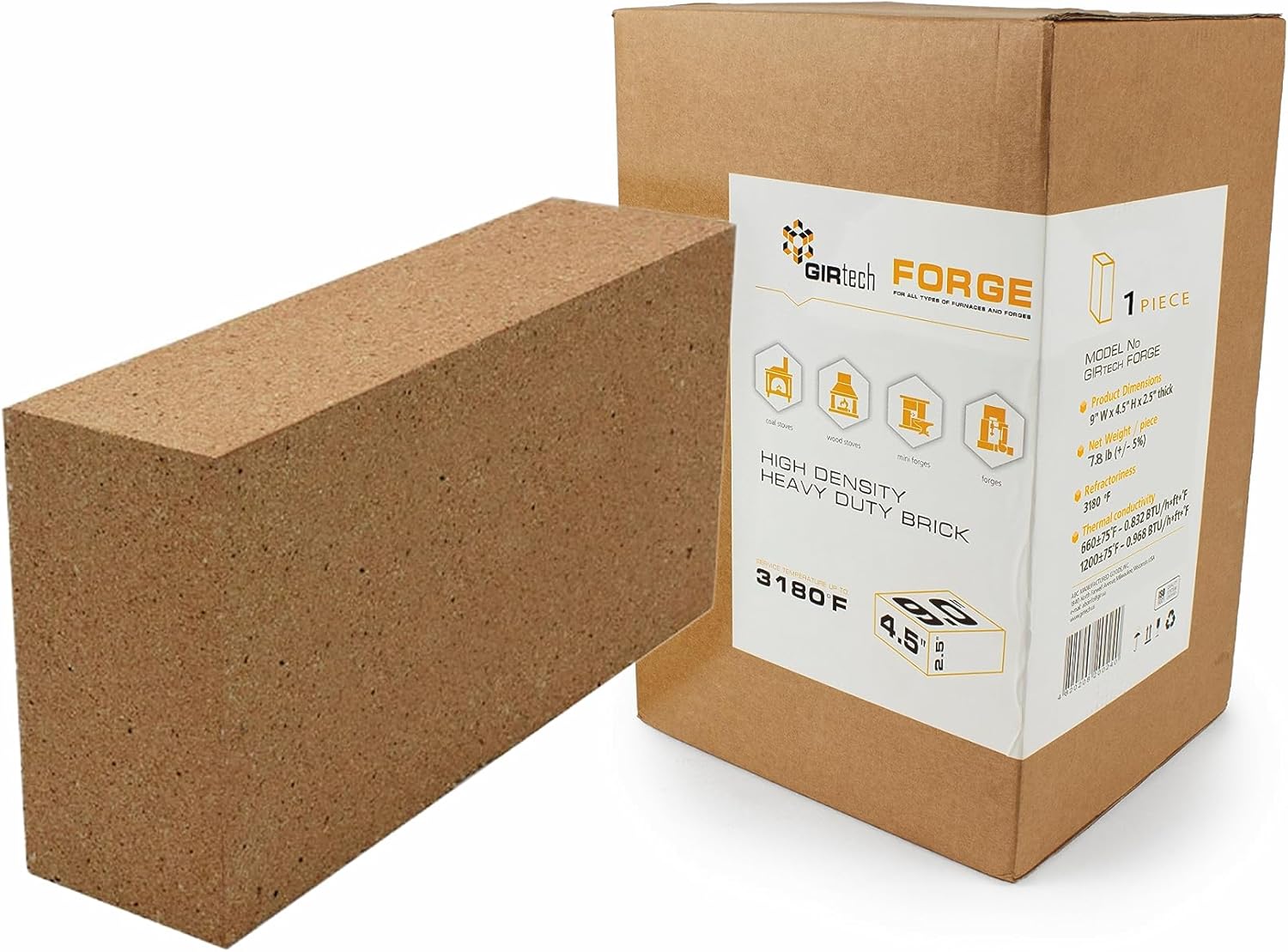 Amazon.com: GIRtech Forge-1 High Density Industrial Grade Refractory ...