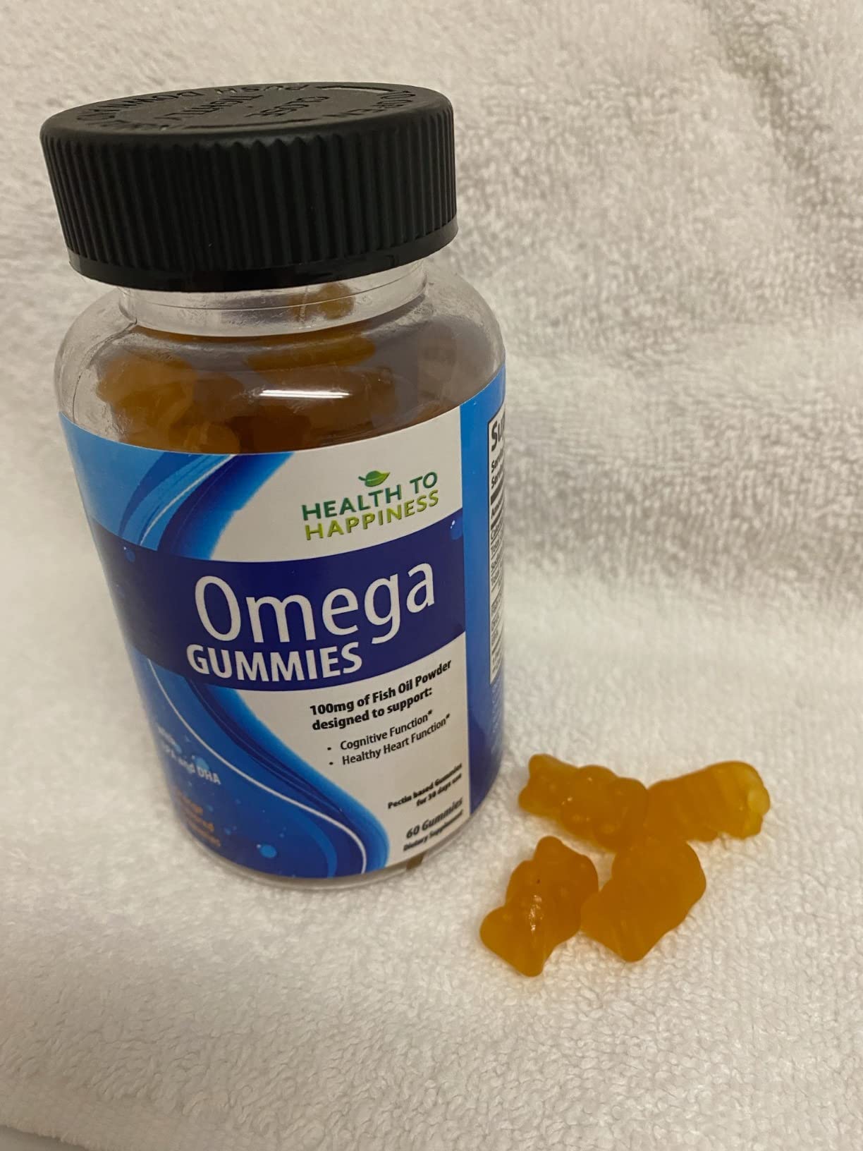 Amazon.com: Omega Gummies Fish Oil Tasty Natural Orange Flavor Extra ...