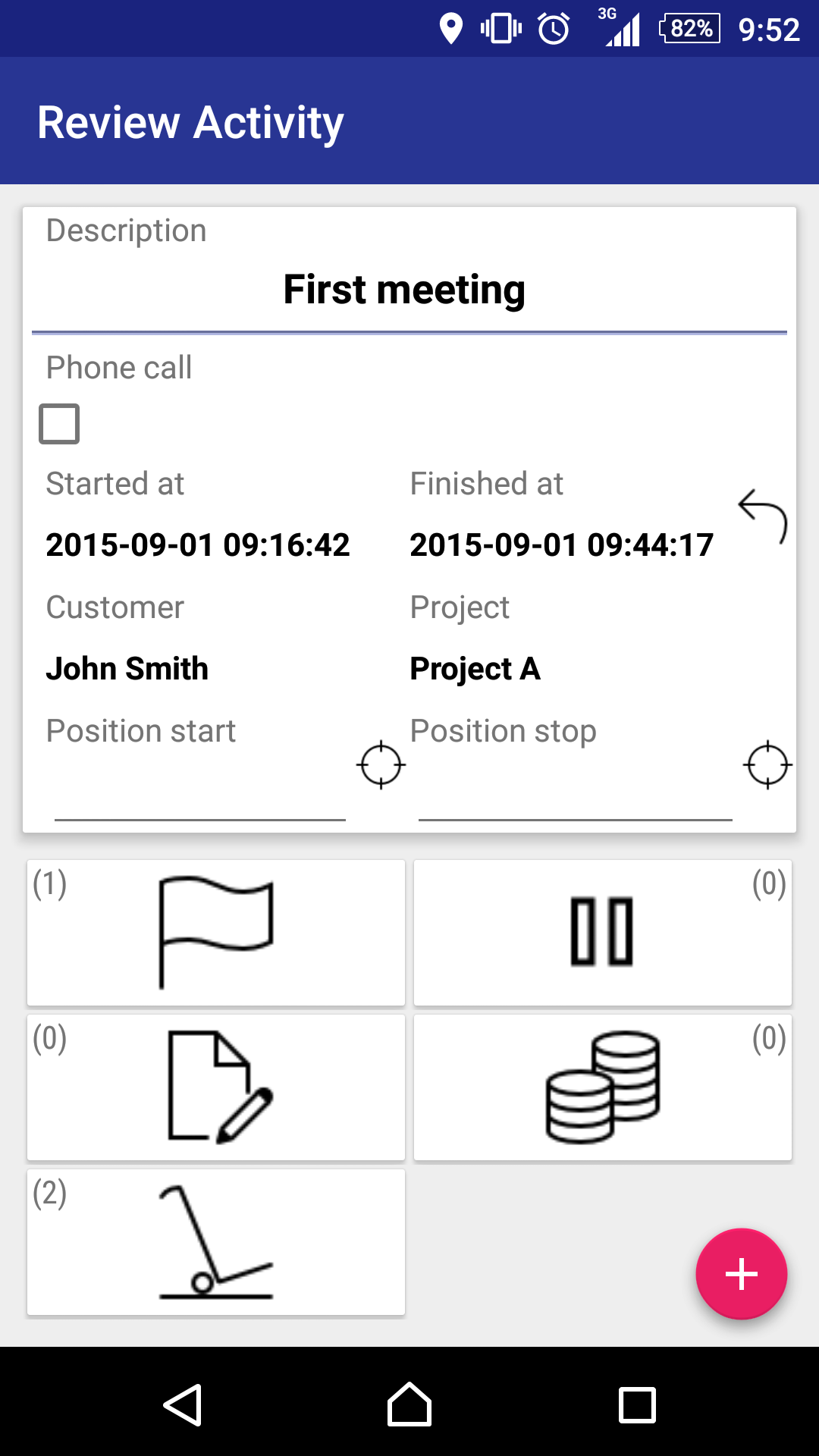 Business activity tracker - App on the Amazon Appstore