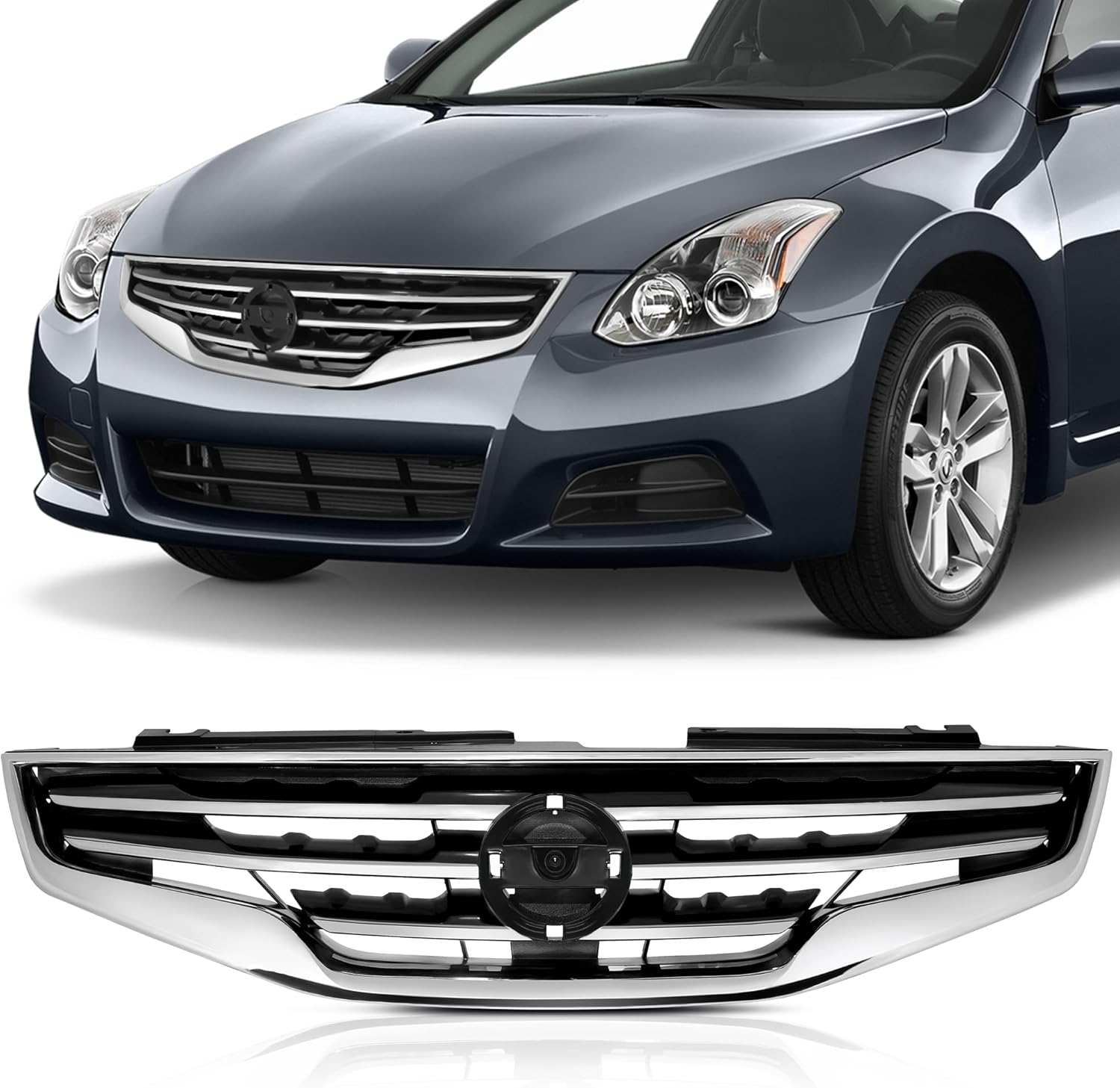 Amazon.com: Daume Front Grille Compatible With 2010-2012 Nissan Altima ...