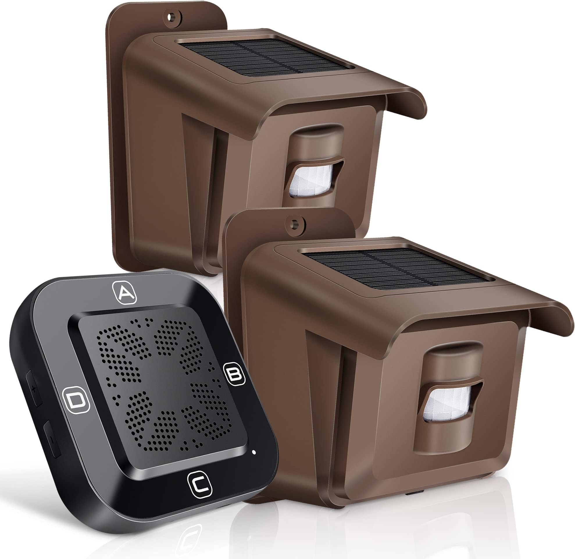 Amazon.com: Solar Driveway Alarm,1/2 Mile Long Range Driveway Alarms ...