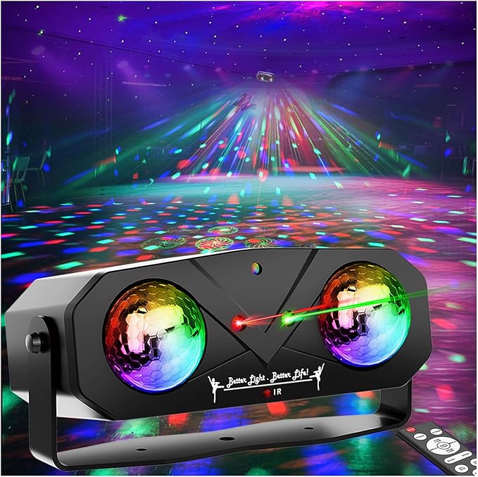 Amazon.com: Party Disco Lights,Star Projector,5 in 1 Strobe Lights ...