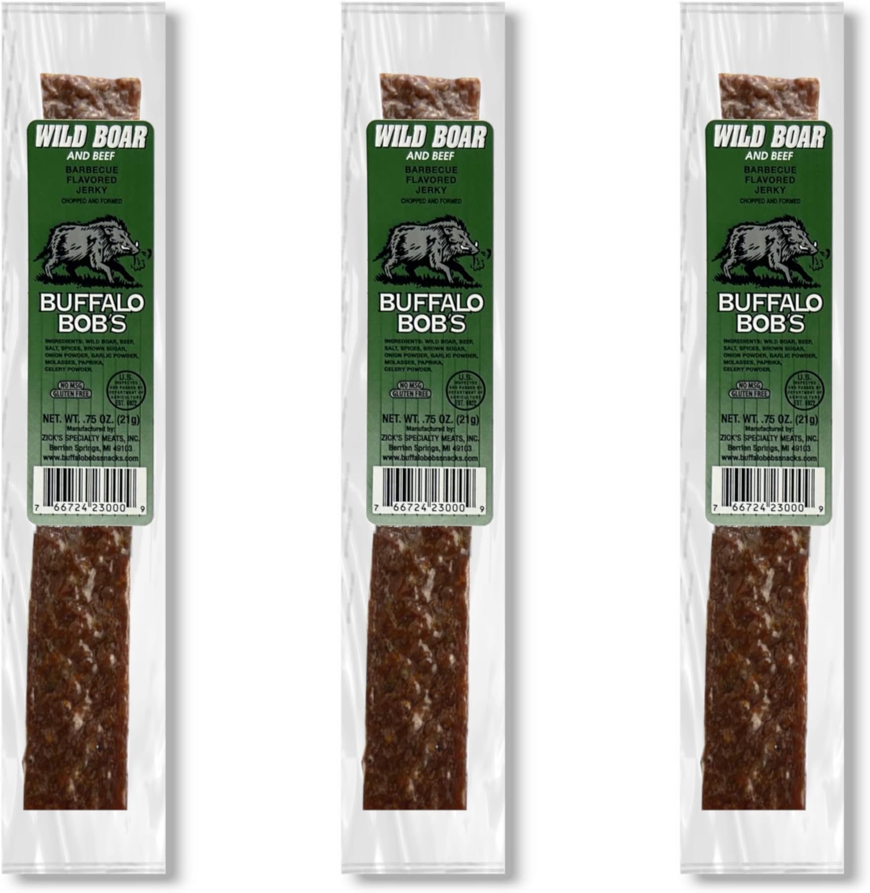 Amazon.com: Buffalo Bob's Alligator Cajun Style Jerky 3 Pack : Grocery ...