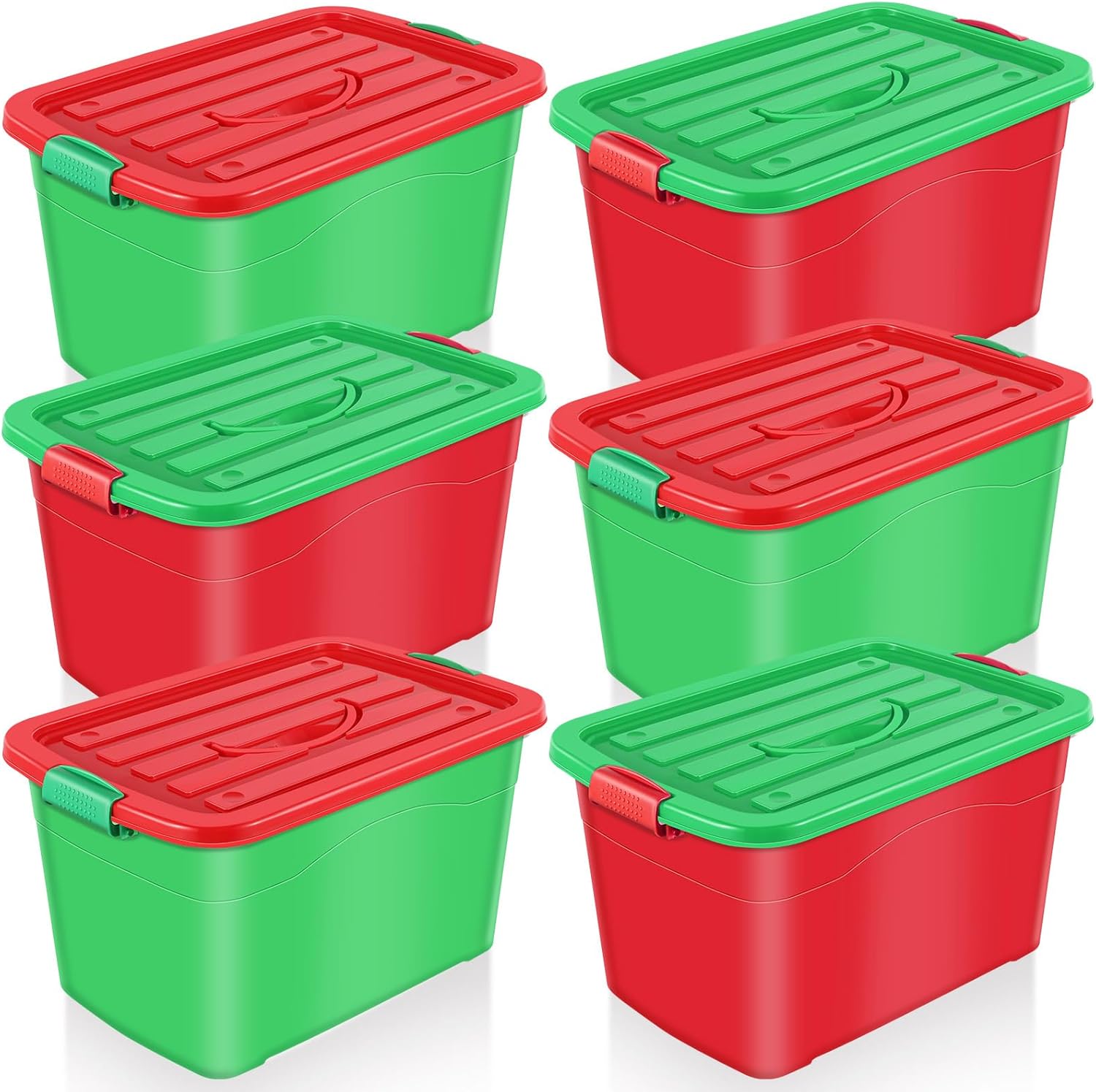 Amazon.com - Abbylike 33 Quarts Christmas Storage Bin Holiday Seasonal ...