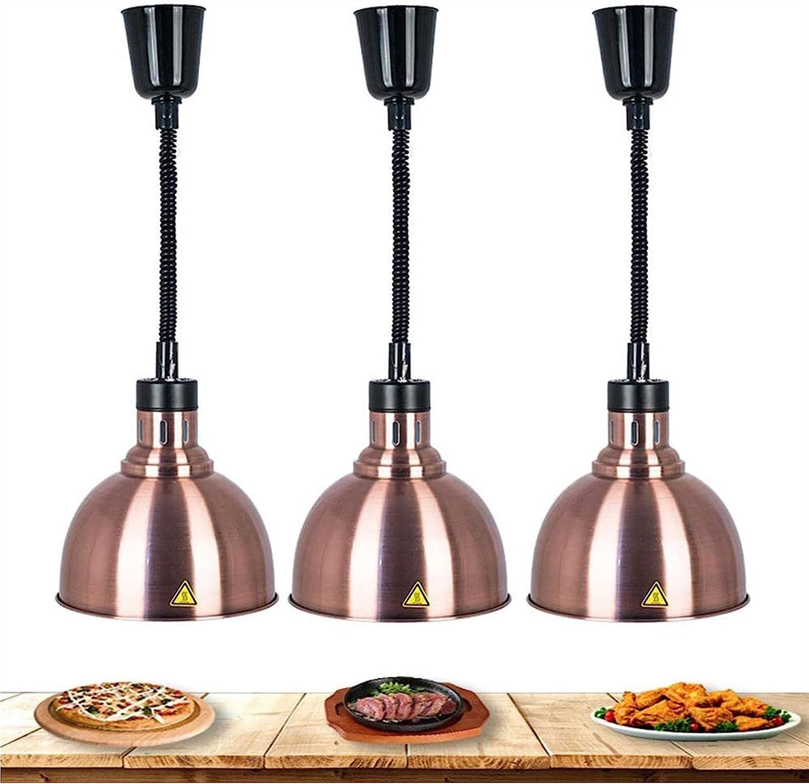 Amazon.com: KaAfaL 3 Pieces Restaurant Hanging Heat Lamp Food Warmer ...