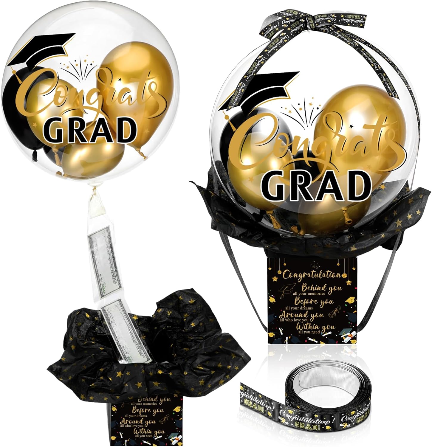 Amazon.com: MiniInflat New Year's Day Party Balloon Gift Set Congrats ...