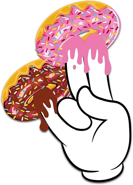 Aufkleber Two in the Pink Donuts Shocker Fun Sticker für Kfz Auto ...