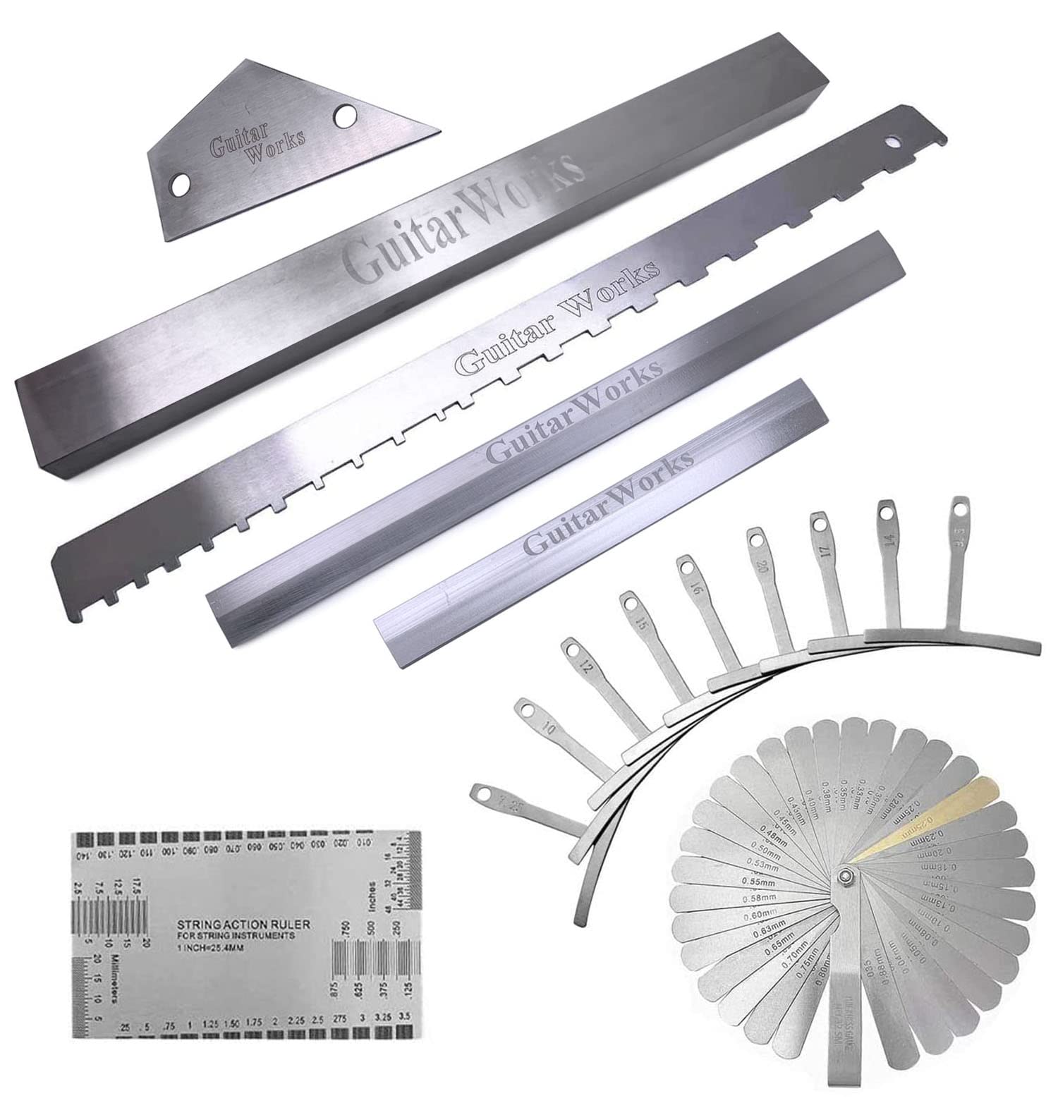 Amazon.com: 16pcs Guitar Luthier Tools Including 9 Understring Radius ...