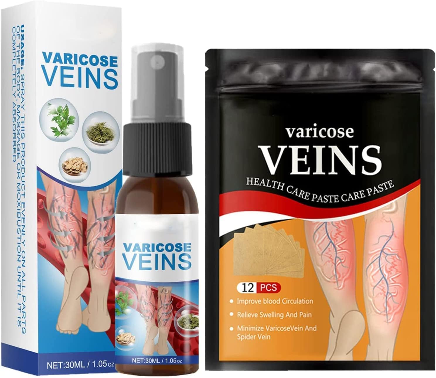 Varicose Veins Miracle Spray, Varicose Vein Soothing Spray, Veinhealth ...