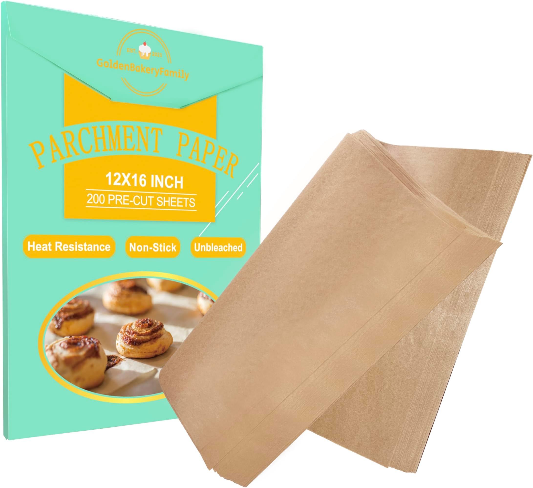 Amazon.com: 2dayShip Quilon Parchment Paper Baking Liner Sheets ...