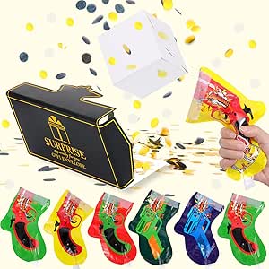 DPKOW Exploding Birthday Card with Confetti Gun, Surprise Pop Up ...