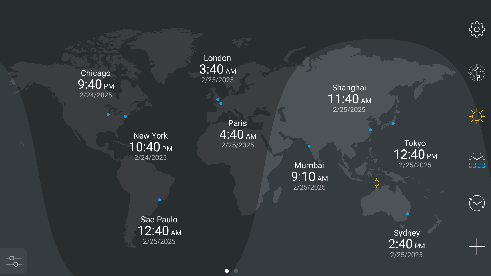 map:clock - World Map & Clock - App on Amazon Appstore
